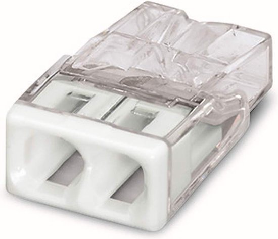 Compact-verbindingsklemmen transparant - verpakking van 40 - hoge ...