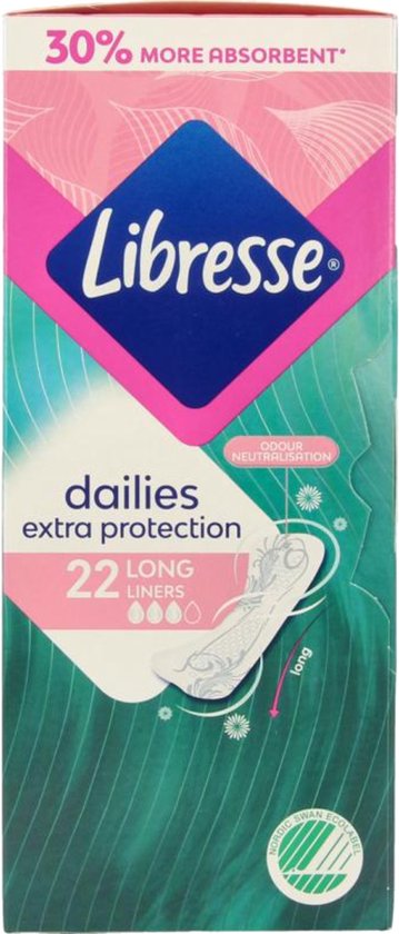 Libresse Extra Protection Long Inlegkruisjes 22ST | bol