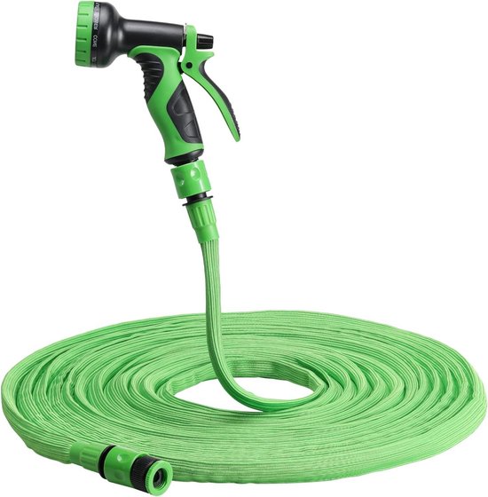 Flexibele tuinslang 1125-225 m met sproeikop - Opvouwbare rekbare ...