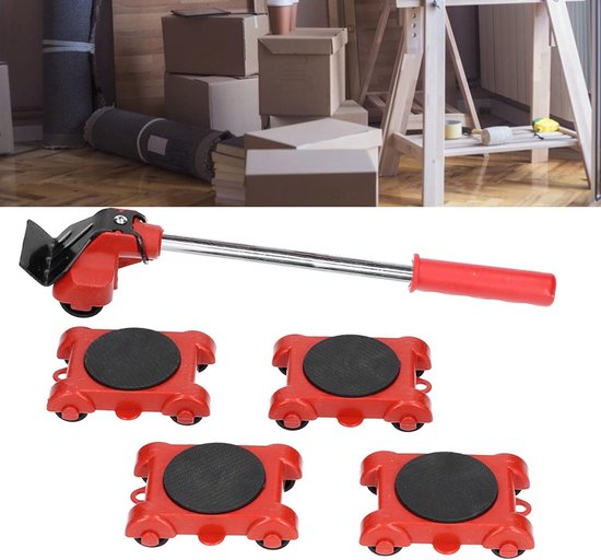 Meubelverhuislifter met 4-pack schuifregelaars - Multifunctionele zware ...