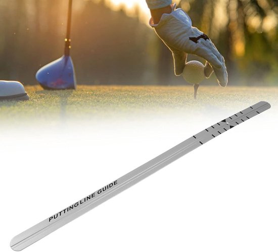 Putter Rechte Liniaal Aluminium Golfoefening Putting Alignment Rail ...