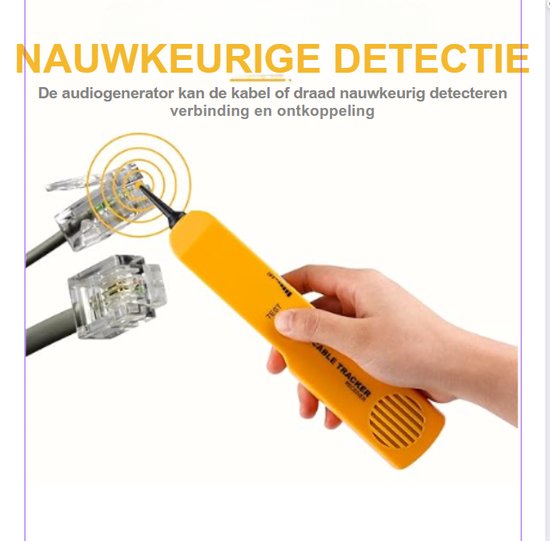 Kabeltester - Kabelzoeker - Met toongenerator - Circuittester | bol