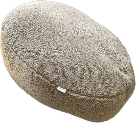 Julé Design relaxhoes voedingskussen teddy beige taupe | bol