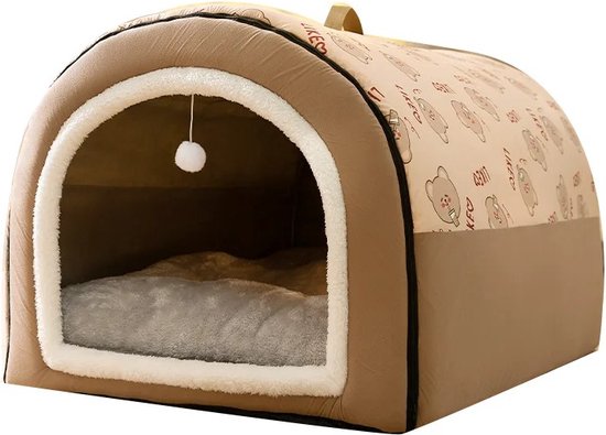 Groot Hondennest - Winter - Warm Hondenhuis - Wasbaar Hondenbed ...
