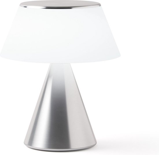 Lexon Design LUMA Portable LED Lamp | L - Alu Polished | bol