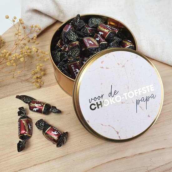 Blikken doos - Papa - GRATIS 400g VULLING - Papa cadeau - Cadeau papa ...
