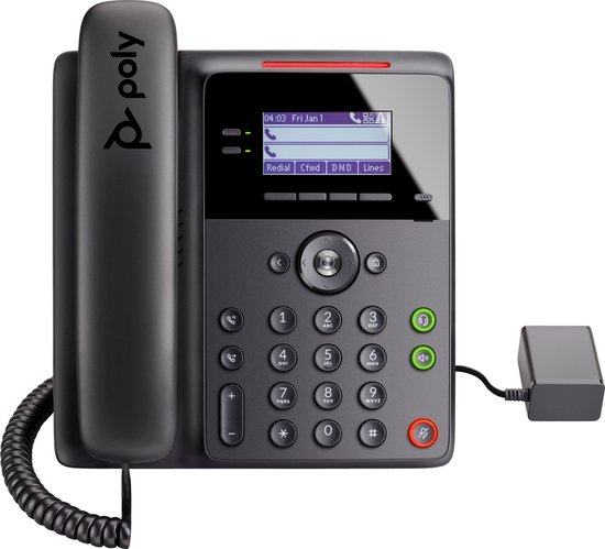 POLY EDGE B30 IP telefoon Zwart 16 regels | bol