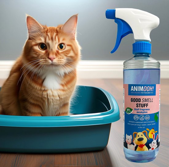 Animooh!, Good Smell Stuff Eucalyptus, 500ml, verwijdert geurtjes uit ...