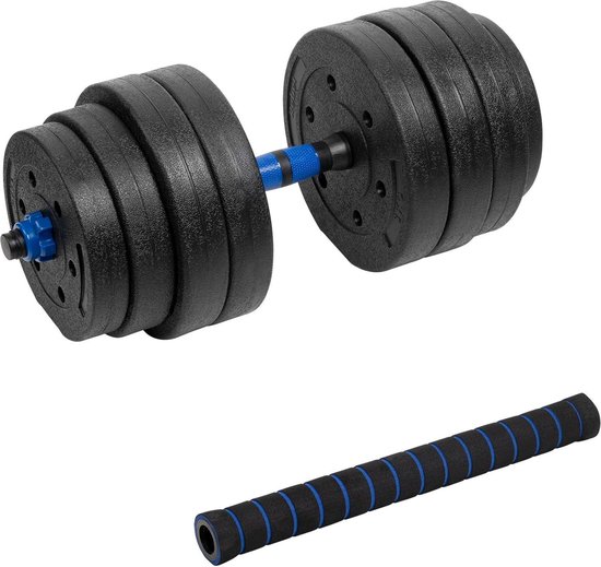 Verstelbare halter met koppeling - 20 kg set - 2 x 125 kg - 2 x 25 kg ...