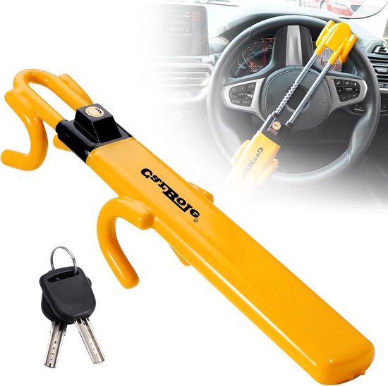 Steering Wheel Clamp for Car Steering Wheel Lock - Anti-Theft Car SUV ...