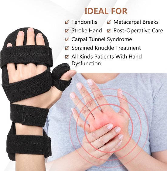 Zachte hand spalk nachtondersteuning voor mannen en vrouwen - artritis ...