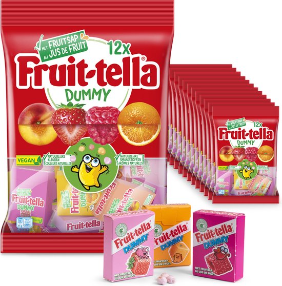 Fruittella Snoep Dummy Vegan 12x132gr | bol