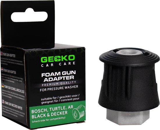 Gecko Foam gun adapter Bosch/Turtle/AR*/B&D | bol
