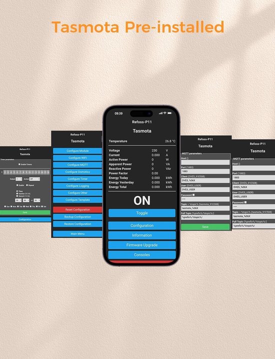 Smart WiFi Socket Power Meter Monitoring Energy Consumption Power ...