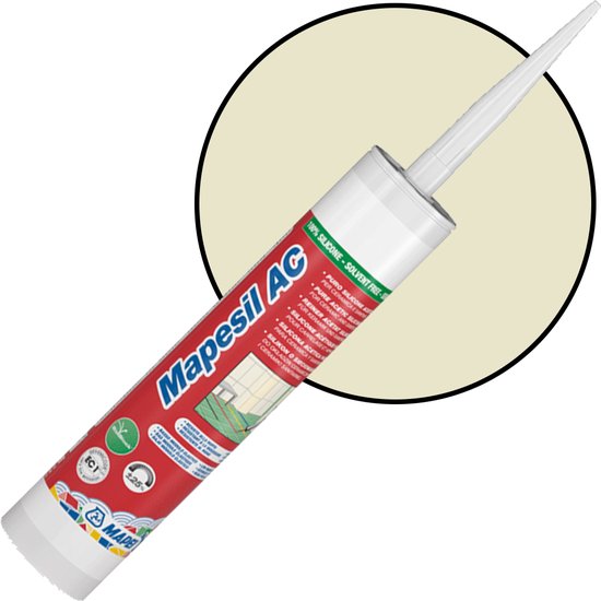 MAPEI Mapesil AC Siliconenkit - Voor Afdichten Van Voegen - Kleur 137 ...