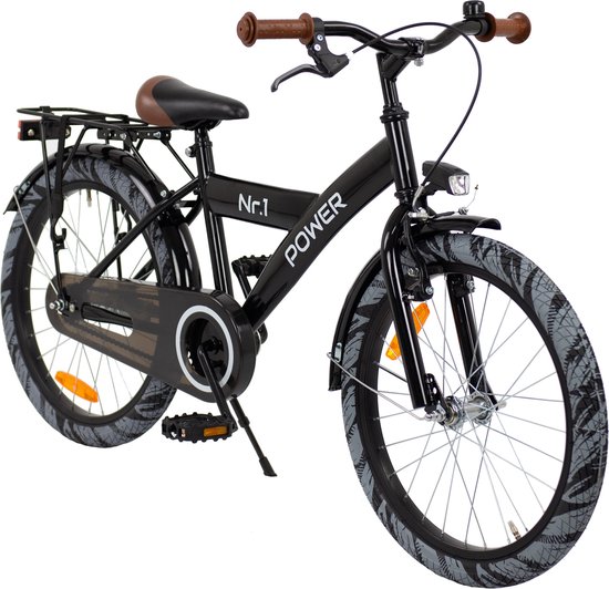 2Cycle Power Kinderfiets - 20 inch fiets - Jongensfiets - Zwart | bol