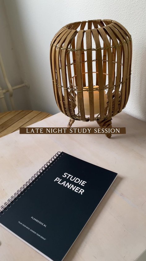 Planbooks Studieplanner voor studenten - Huiswerkplanner A5 | bol