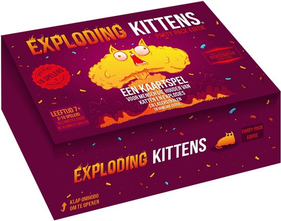 Exploding Kittens Party Pack - Nederlandstalig Kaartspel | Games | bol