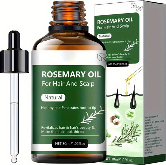 Bovista Hair Growth - Rozemarijn Olie - Rosemary Oil - Voor In Het Haar ...
