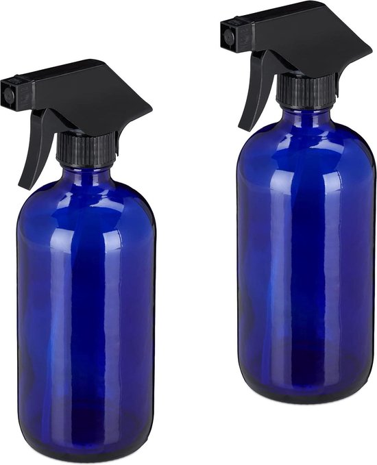 Hervulbare glazen spuitflesjes - 2 stuks 500 ml - Navulbaar - Mist ...