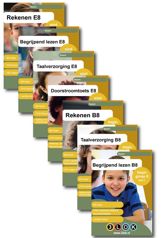 Voordeelset groep 8 compleet - B8 - E8 - Doorstroomtoets - CITO - Leerling in beeld -... | bol