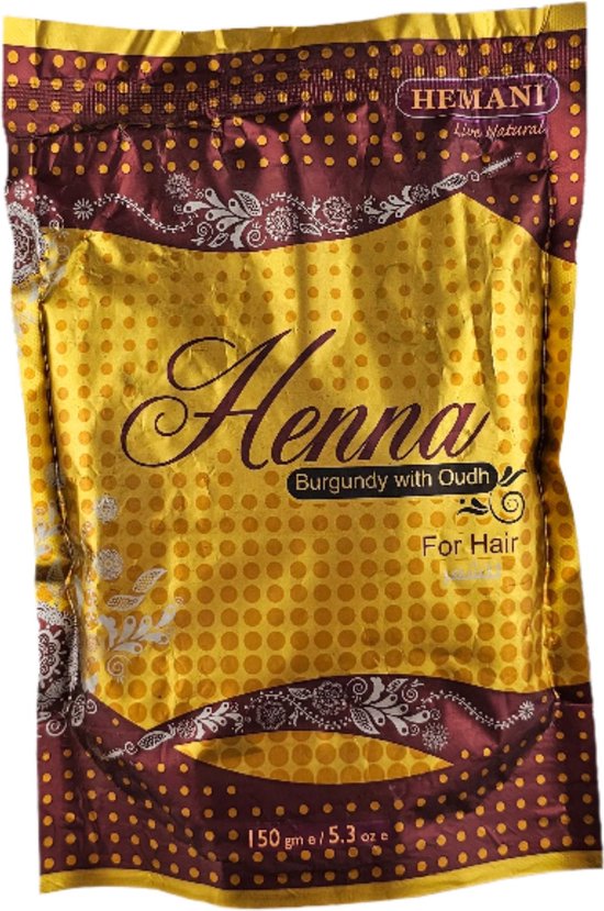 Hemani - Henna Burgundy met Oudh Voor Huid En Haar | bol