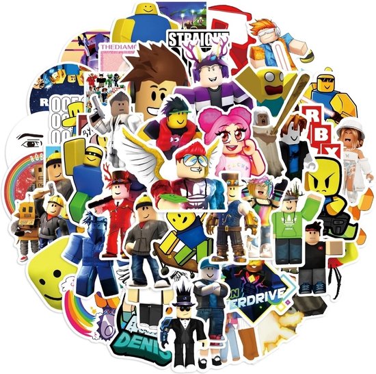 Roblox Sticker 50 Unieke Stuks - Roblox Speelgoed - Stickerboek ...