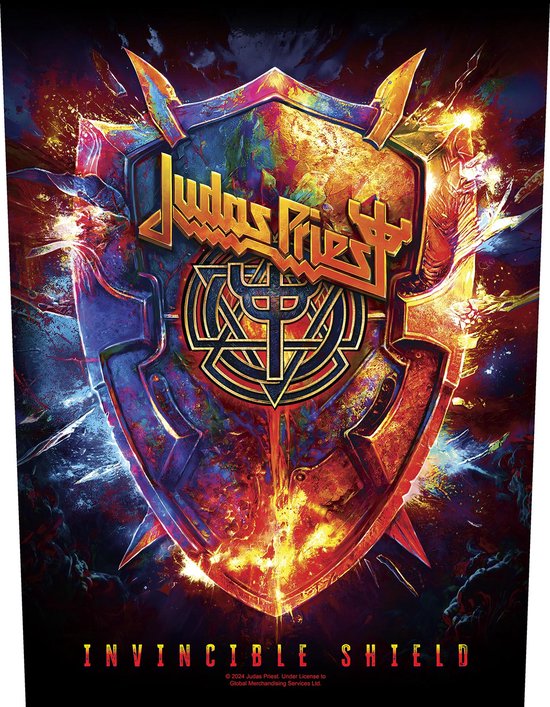 Judas Priest - Invincible Shield Rugpatch - Multicolours | bol