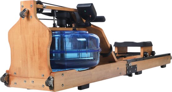 PH Fitness Opvouwbare Houten Roeimachine met Waterweerstand ...