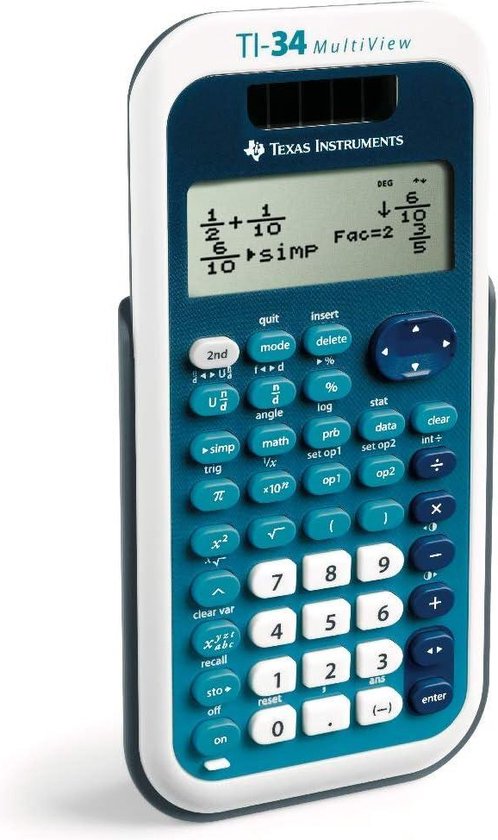 Multiview schoolrekenmachine - TI-34, grafische rekenmachine | bol