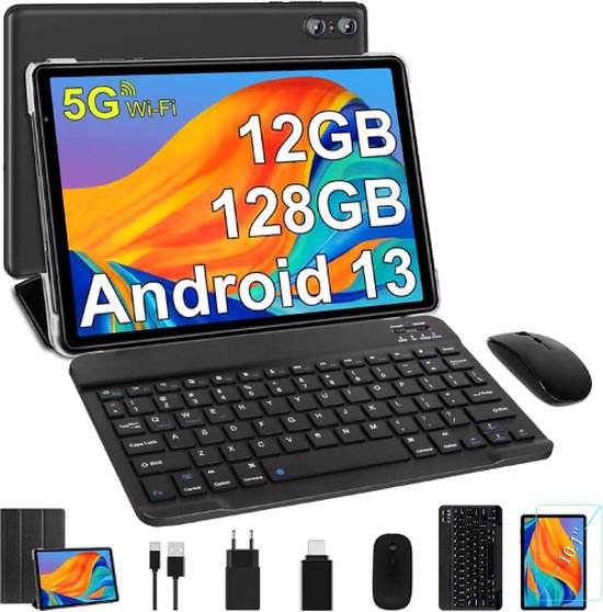 SEBBE® Tablet Met Toetsenbord - Tablet - Tablet Met Keyboard - Tablets ...