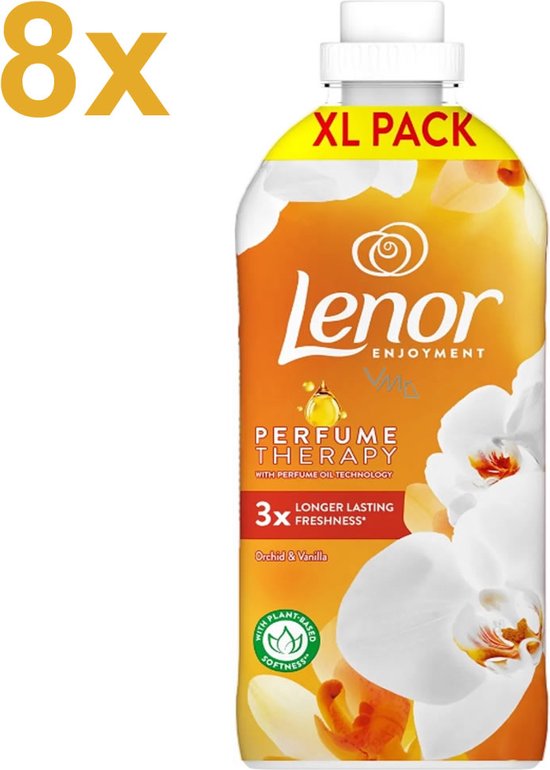 Lenor - Energize - Perfume Therapy - Orange & Verbena - Wasverzachter - 8x 1200ml -... | bol
