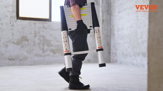 Nique Schuifladder - Telescopische ladder - Trap- Trapladder - 3,2m - 170 kg... | bol