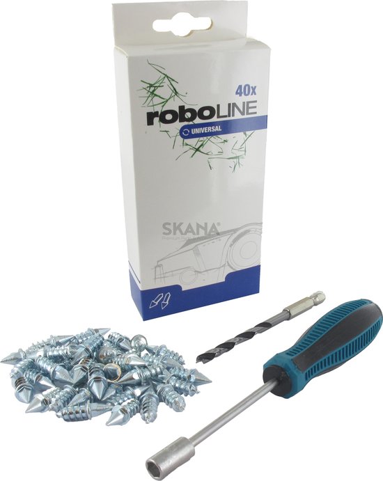 Roboline Set van 40 universele spikes met speciale spike-driver voor alle modellen... | bol