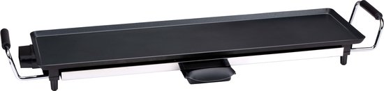 Alpina Teppanyaki Grill - Bakplaat XL - 70 x 23 cm - 2000W | bol