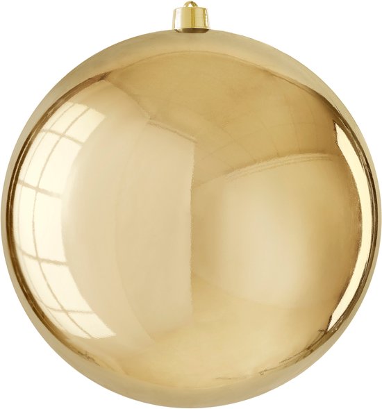 KerstBal onbreekbaar goud glanzend - d50cm | bol