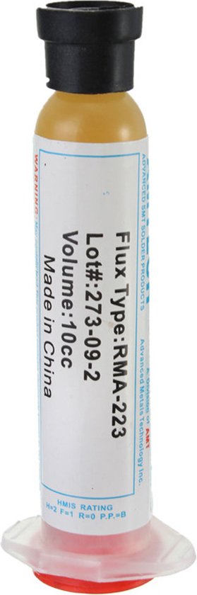 Flux RMA 223 10cc spuit bga smd soldeer soldeerpasta | bol