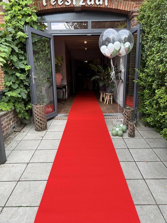 Rode Loper - Tapijt 100x1000 - Rood | bol