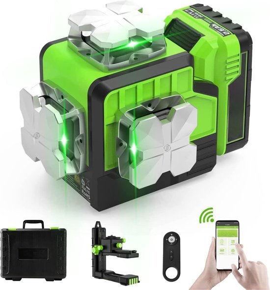 Equivera Laserwaterpassen - Kruislijnlaser - laserwaterpas ...