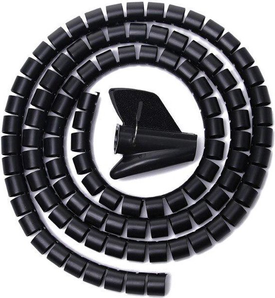 Flexibele kabelbescherming - 16 mm - zwart | bol