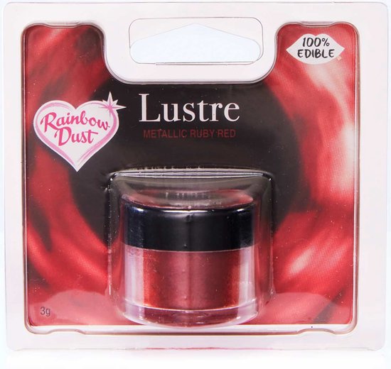 RD - Eetbare Kleurenpoeder - Ruby Rood | bol