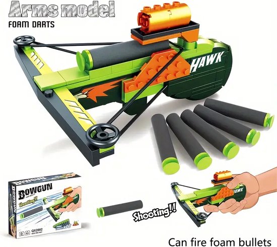 Happy Trendz® Bowgun Foam Bullets / Build and Fight / Eerst Bouwen dan ...