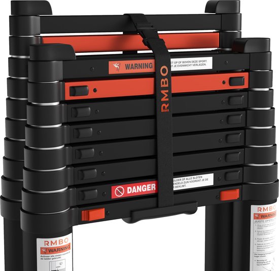 RMBO - Telescopische reformladder 3,2m -Telescoopladder - 3,2 m lang ...