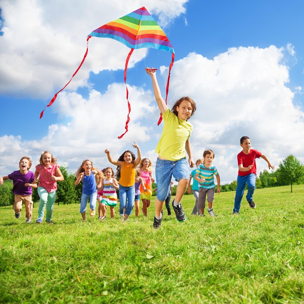 relaxdays Vlieger - 1 lijns vlieger - eenlijner - kite - stuntvlieger ...