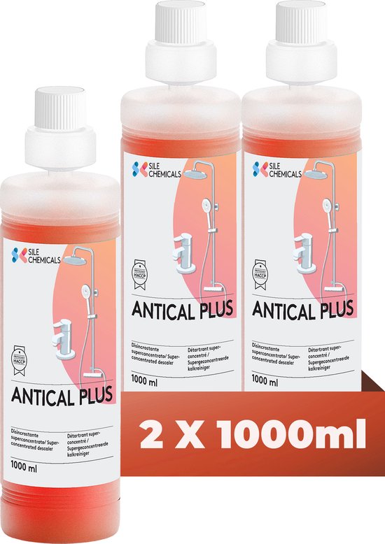 Sile Chemicals ANTICAL PLUS – Professionele Ontkalker – Fles 2x 1000ml – Concentraat –... | bol