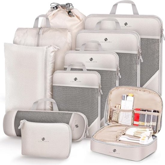 Equivera Backpack Organizer - Packing Cubes - Koffer Organizer Set ...