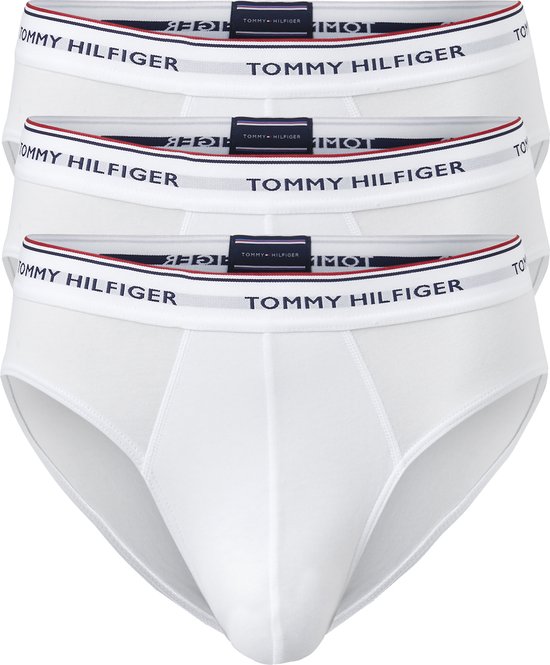 Tommy Hilfiger slips (3-pack) - heren slips zonder gulp - wit - Maat ...