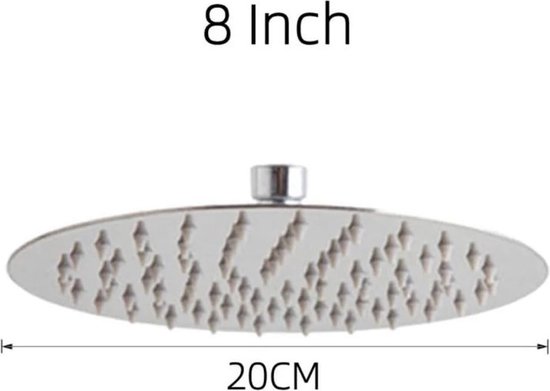 Regendouchekop - douchekop - vaste douchekop - Hoofddouche - 8 Inch ...