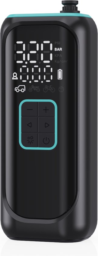 Black Rhino AeroBoost T-2 Compressor - 4000 mAh Powerbank - Voor fiets ...