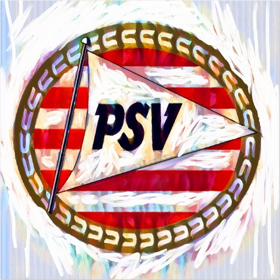p.s.v. poster | psv voetbalclub posters | 50 x 50 cm | papier | pop art ...